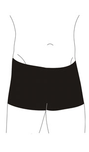 Cooltan Men's Tan Through Swimsuits. Tan Through swim shorts, board ...